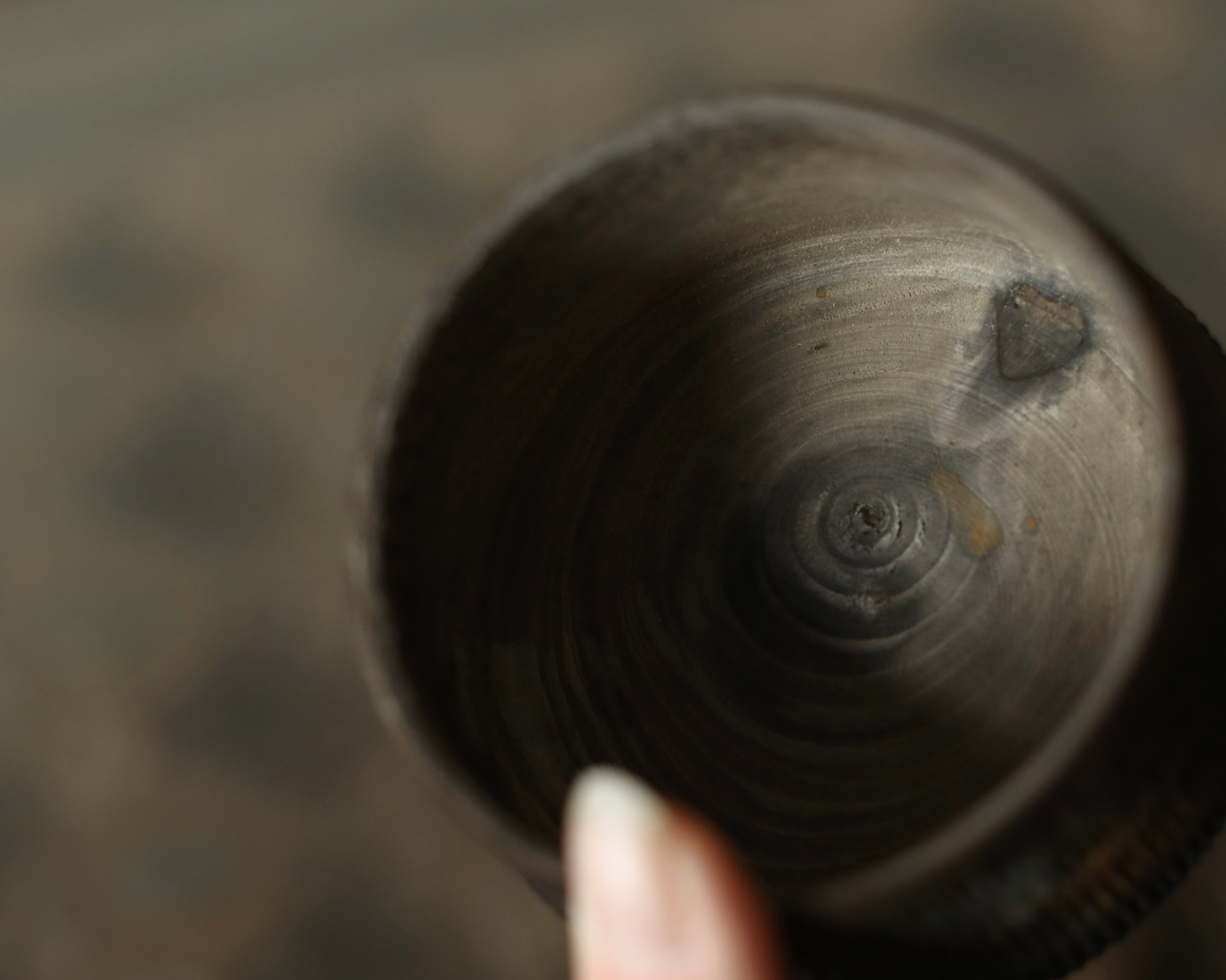 Glenn Dane 'Cup with hand carved texture from sustainably sourced ash ...