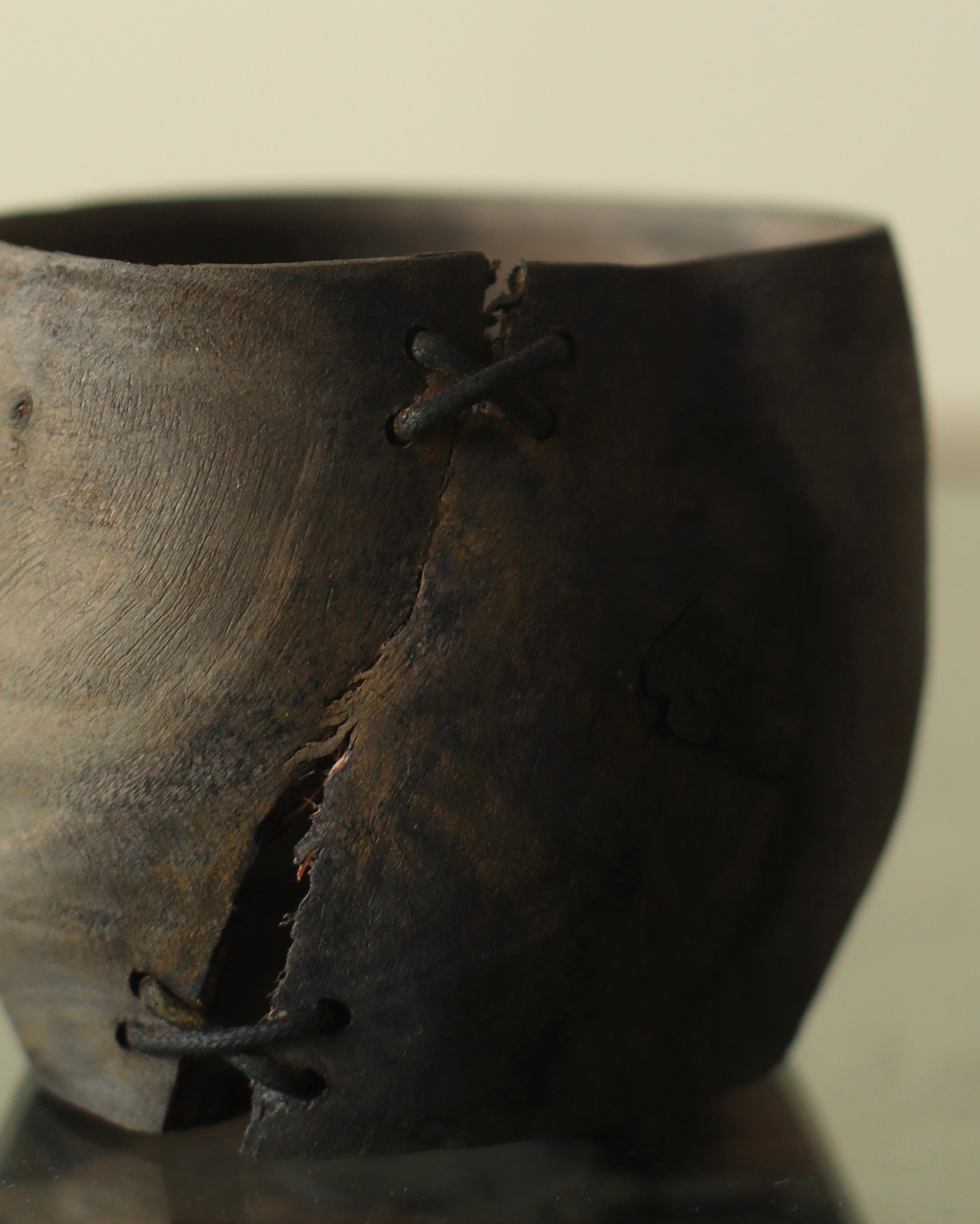 Glenn Dane 'Cup from sustainably sourced maple, with iron oxide & stit ...