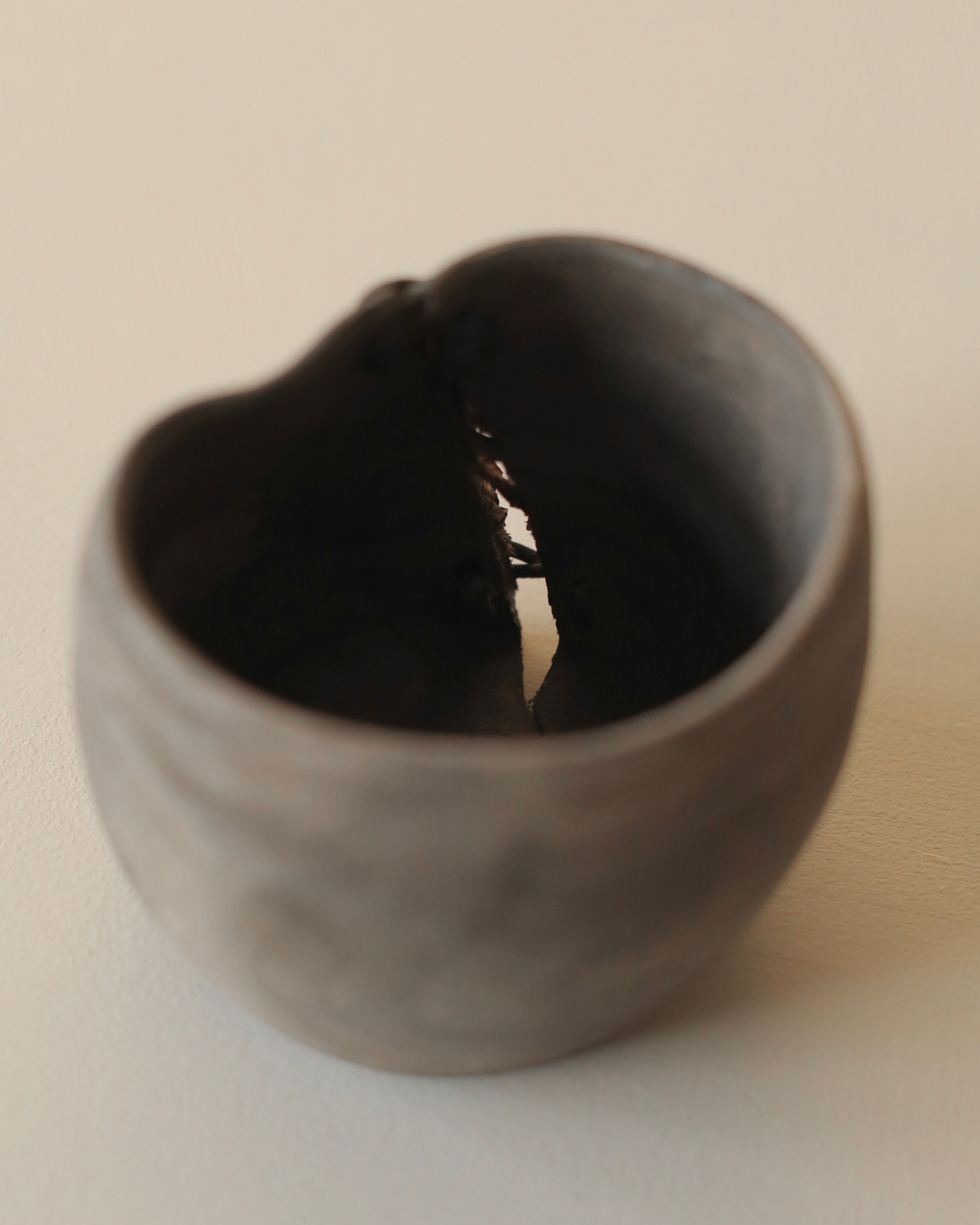 Glenn Dane 'Cup from sustainably sourced maple, with iron oxide & stit ...